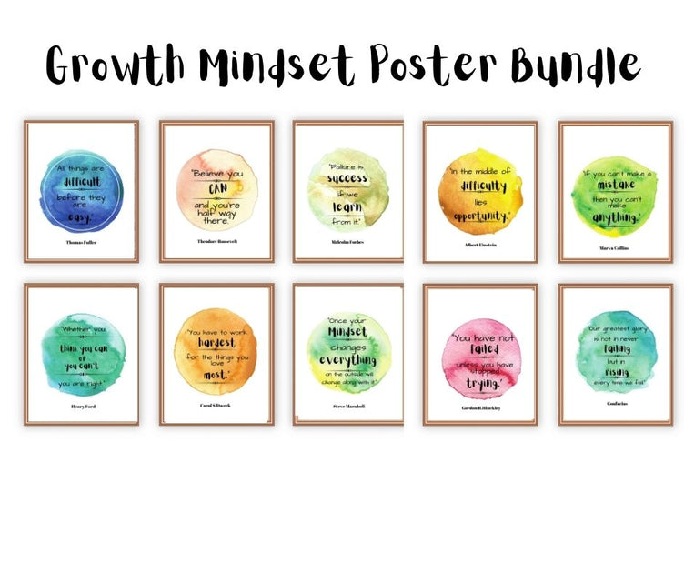 Inspirational Poster Bundles for Kids and Teens – Well Kids Academy